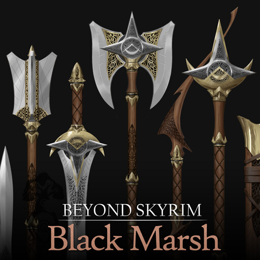 ArtStation - Barsaebic Weapon Set, Final Designs/Breakdowns