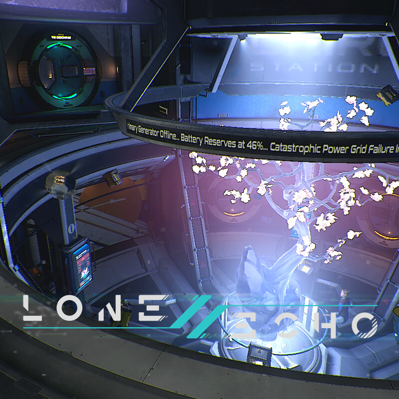 ArtStation - Lone Echo 2 - Spaceport Commons