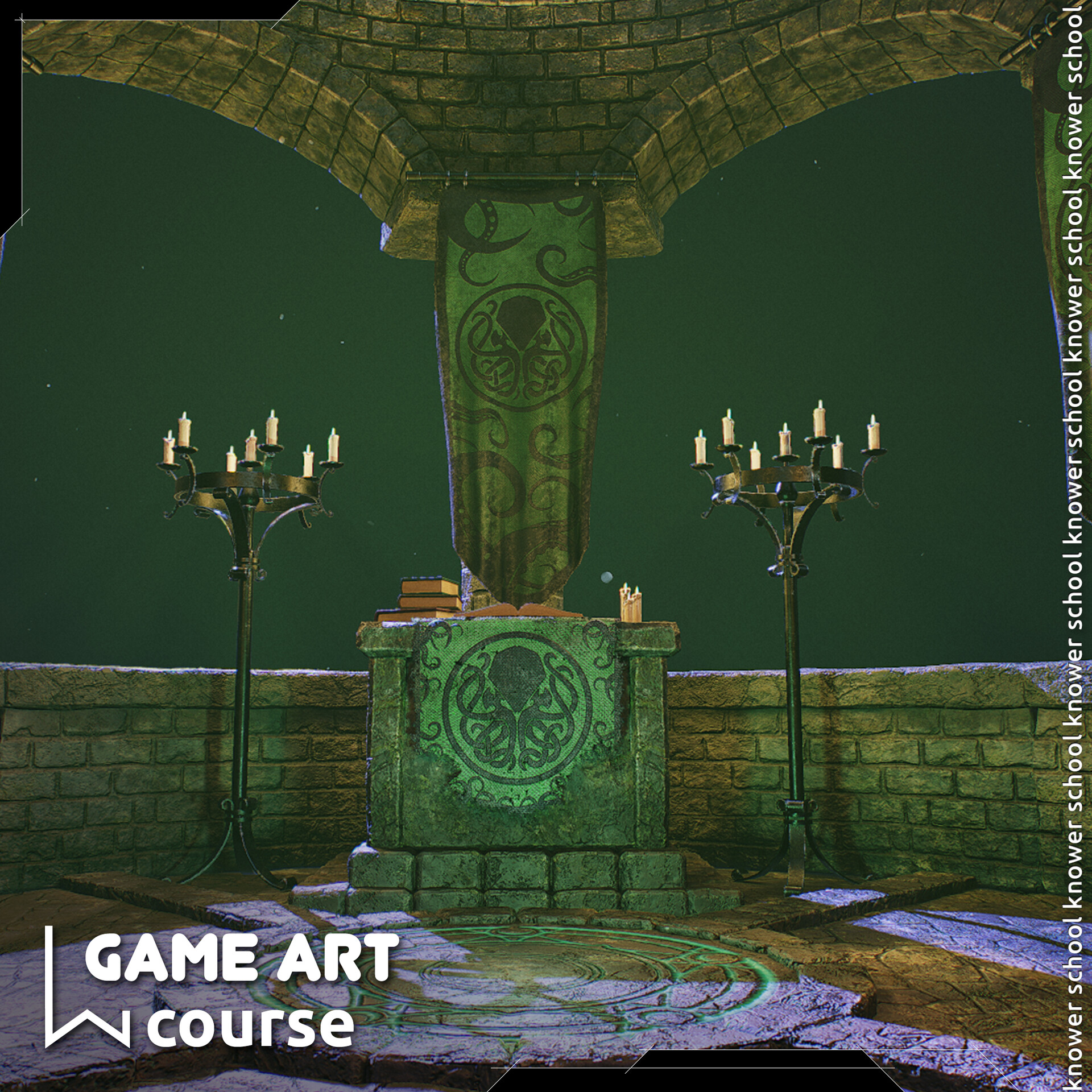 ArtStation - Magic temple/ Ruslan Akimov / knower school