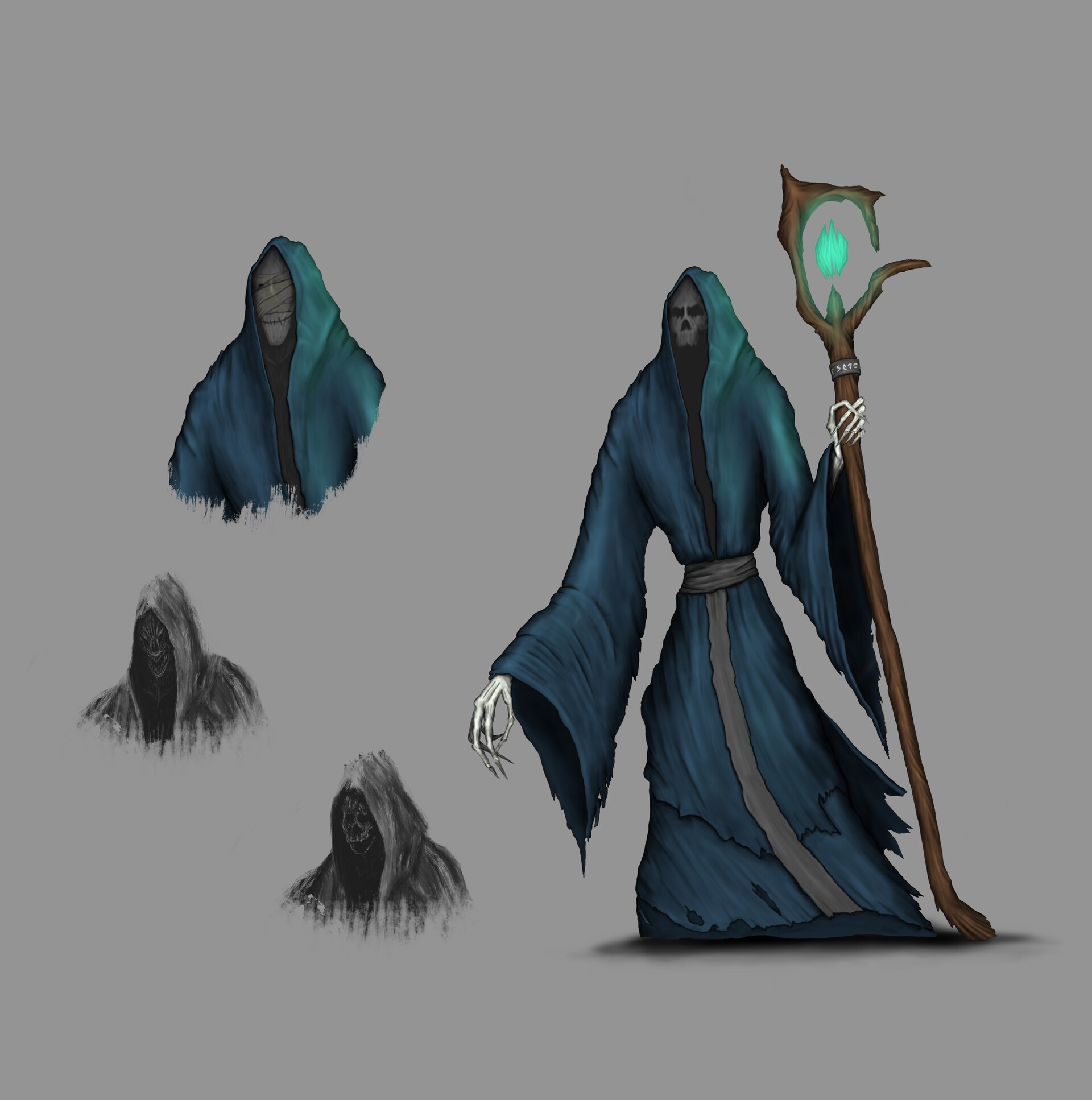 ArtStation - Skeleton Mage