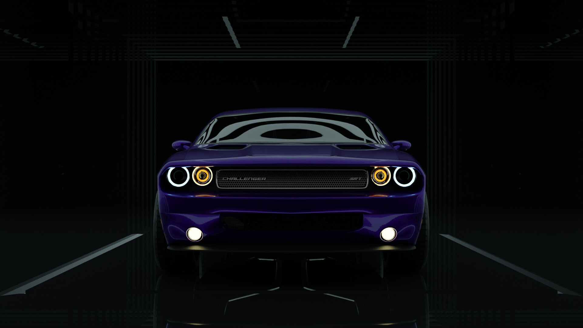 ArtStation - Dodge Challenger 2008 drifting animation