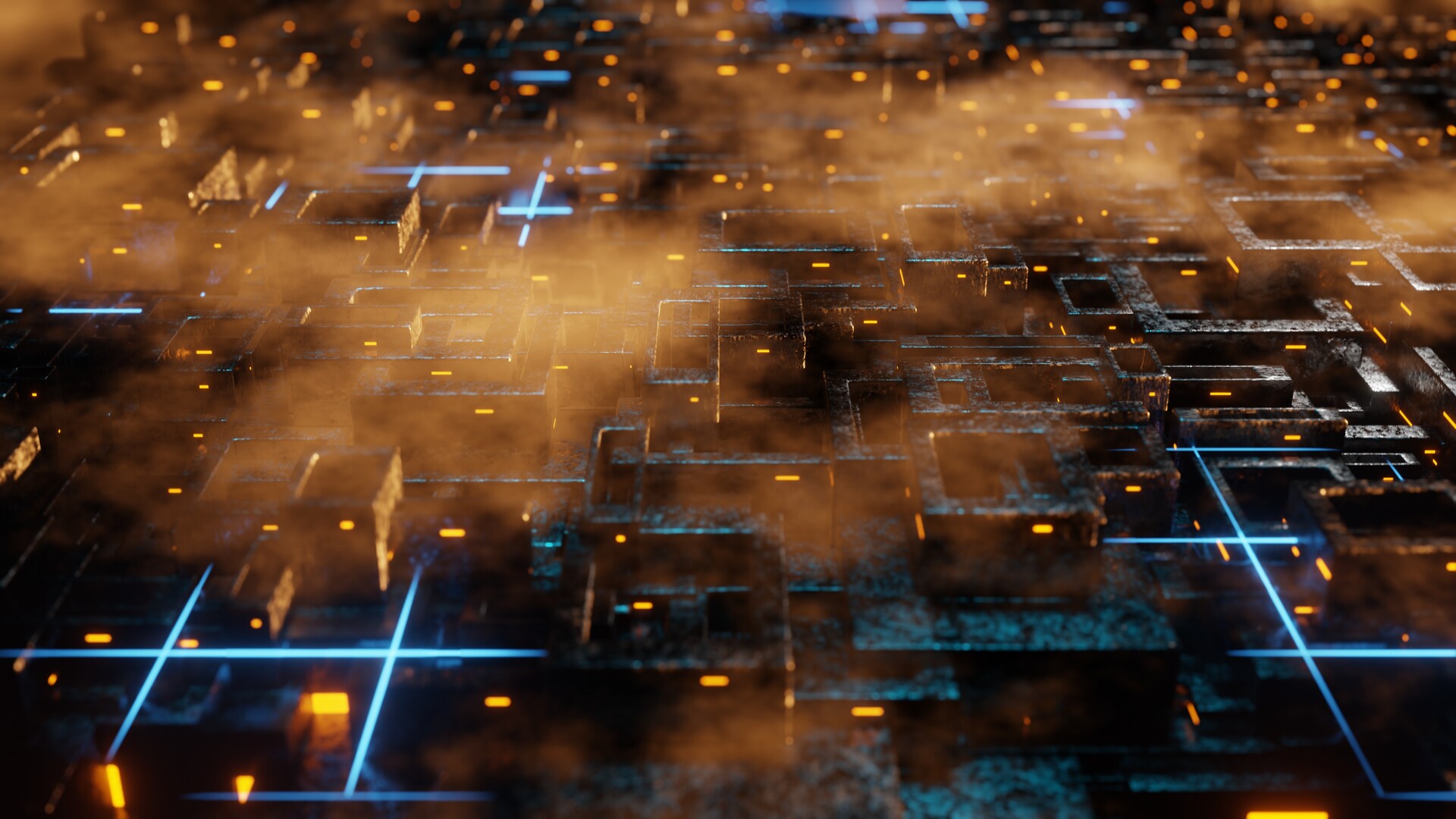 ArtStation - Mech Grid Animation