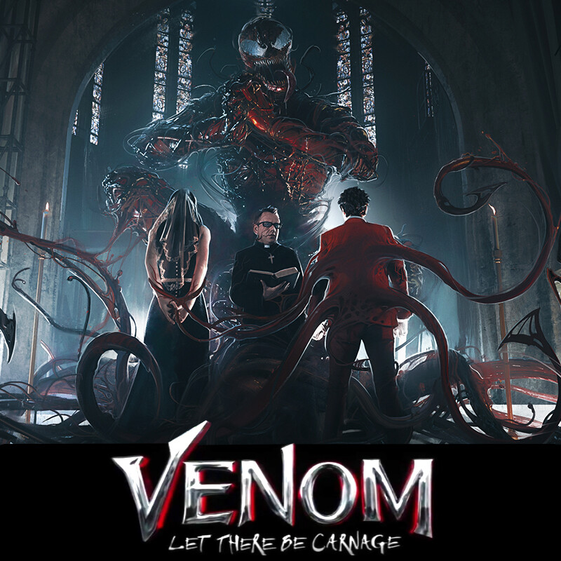 ArtStation - Key Art for Venom 2: Let there be Carnage(2021)