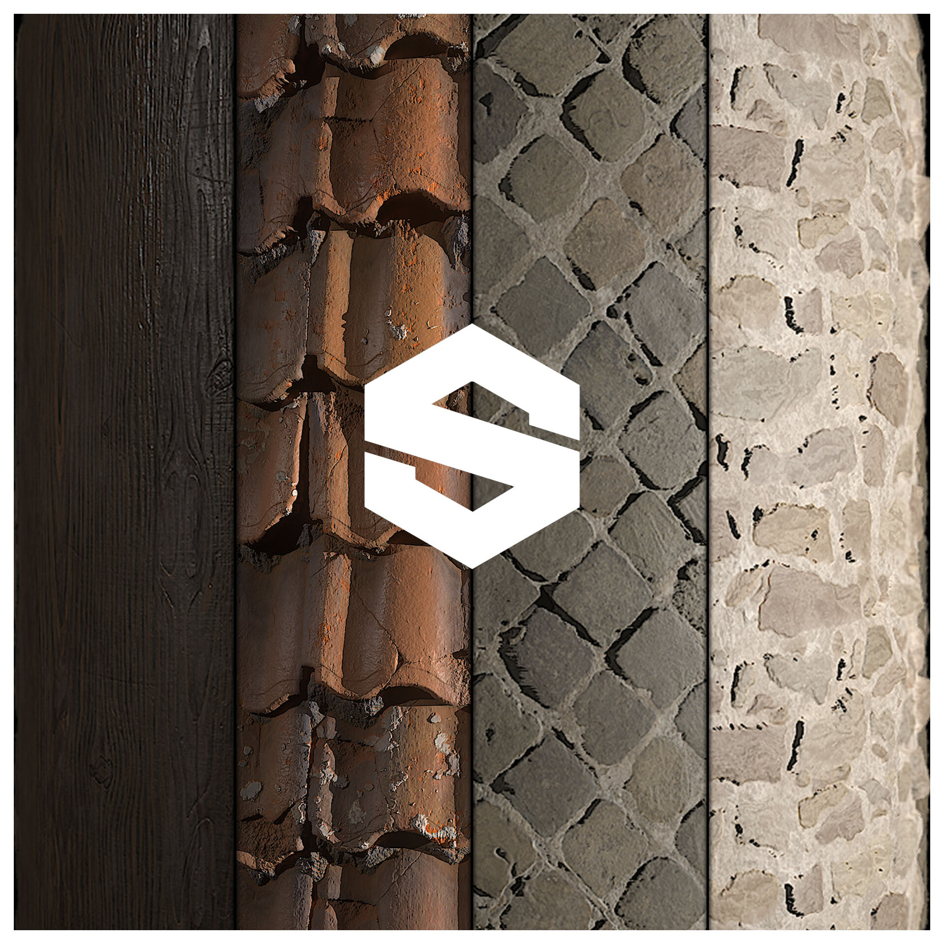 ArtStation - A FRENCH VILLAGE - Textures & Props