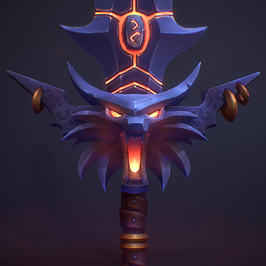 ArtStation - Stylized Witcher Sword