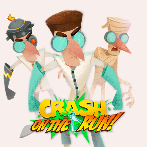 ArtStation - Lab assistant- Crash Bandicoot: On the Run!