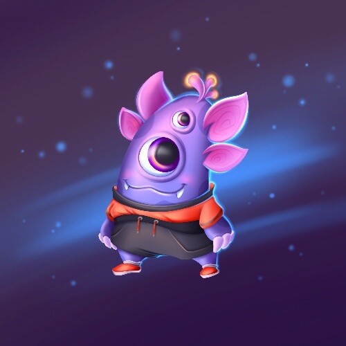 ArtStation - Cute Monster