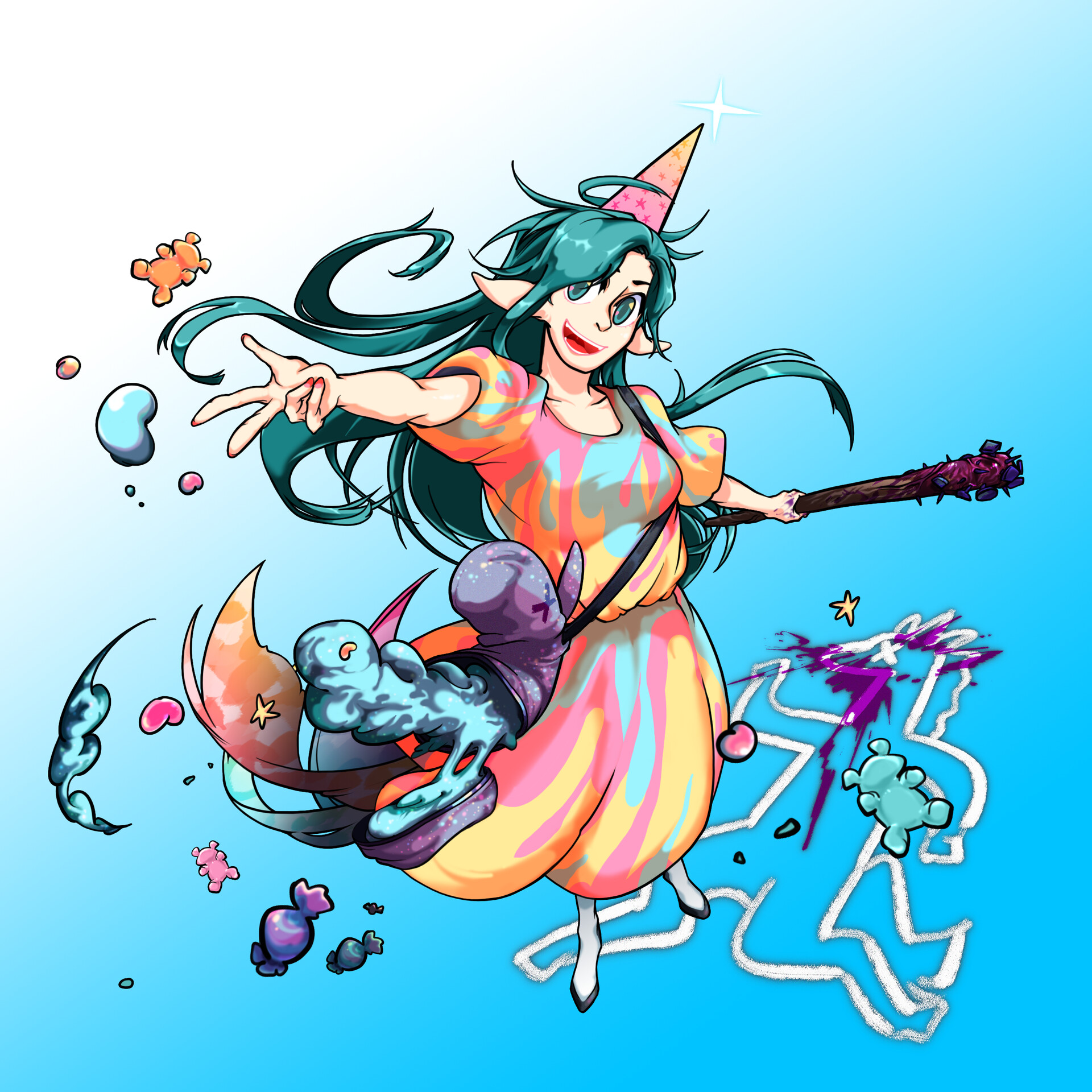 ArtStation - OC party hani