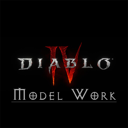 ArtStation - Diablo IV Model work
