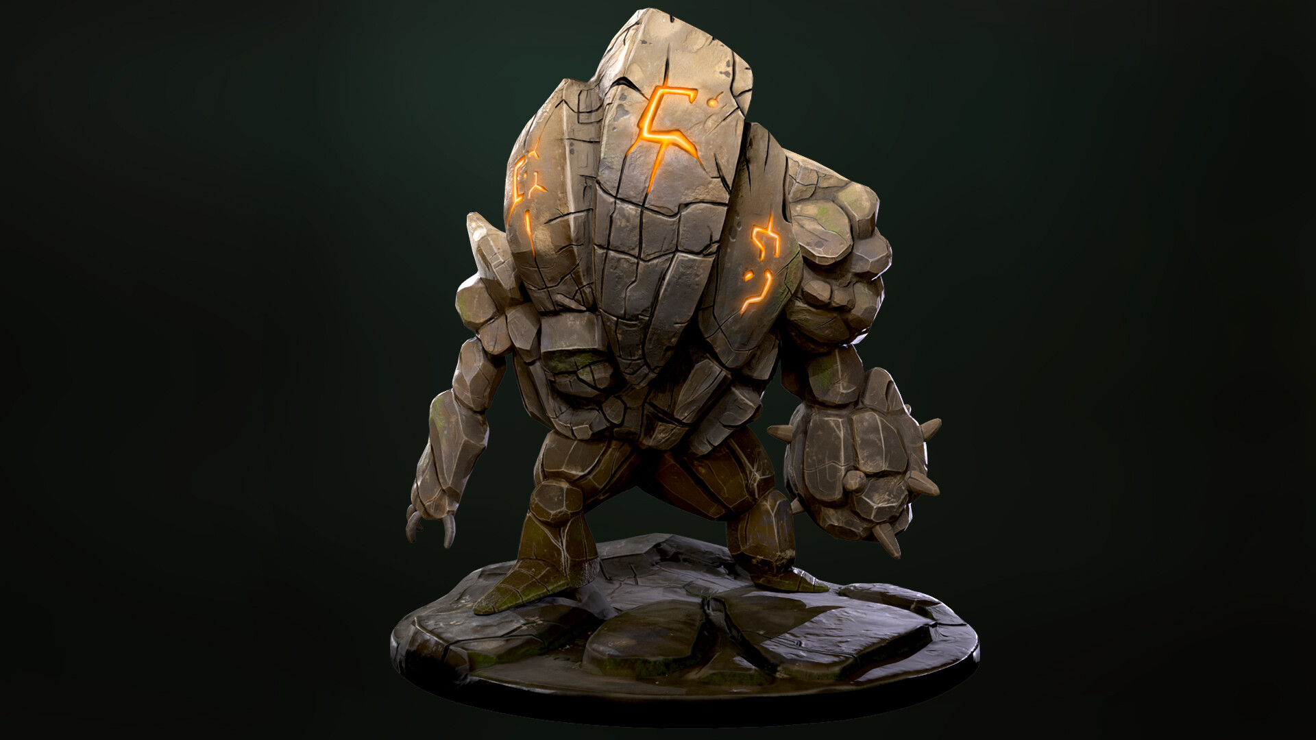 ArtStation - Rock Golem