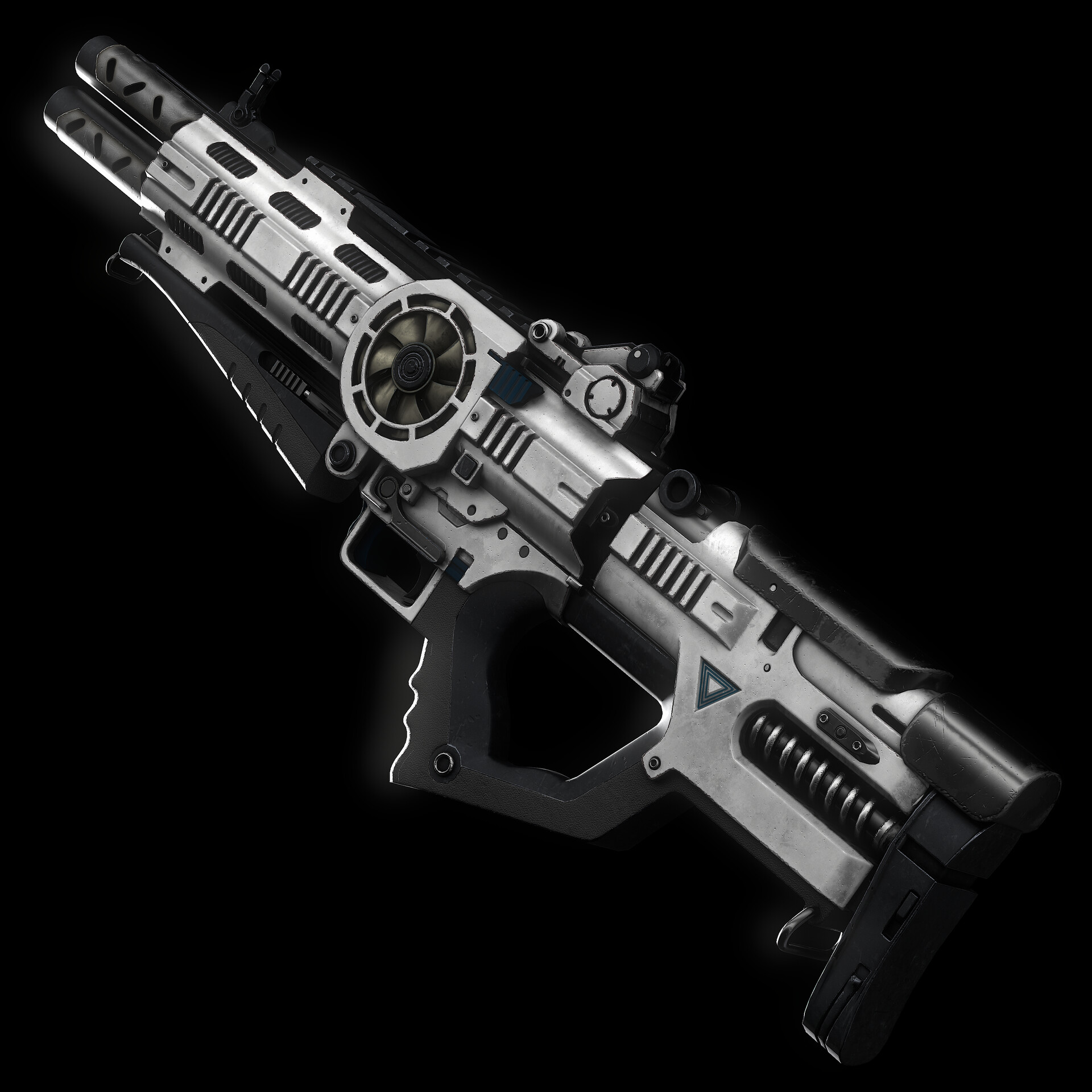 ArtStation - Air cooled experimental Rifle