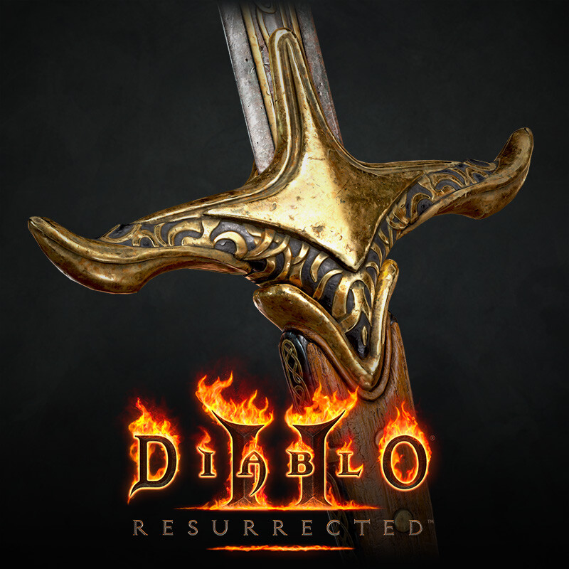 ArtStation - Sword - Diablo II: Resurrected