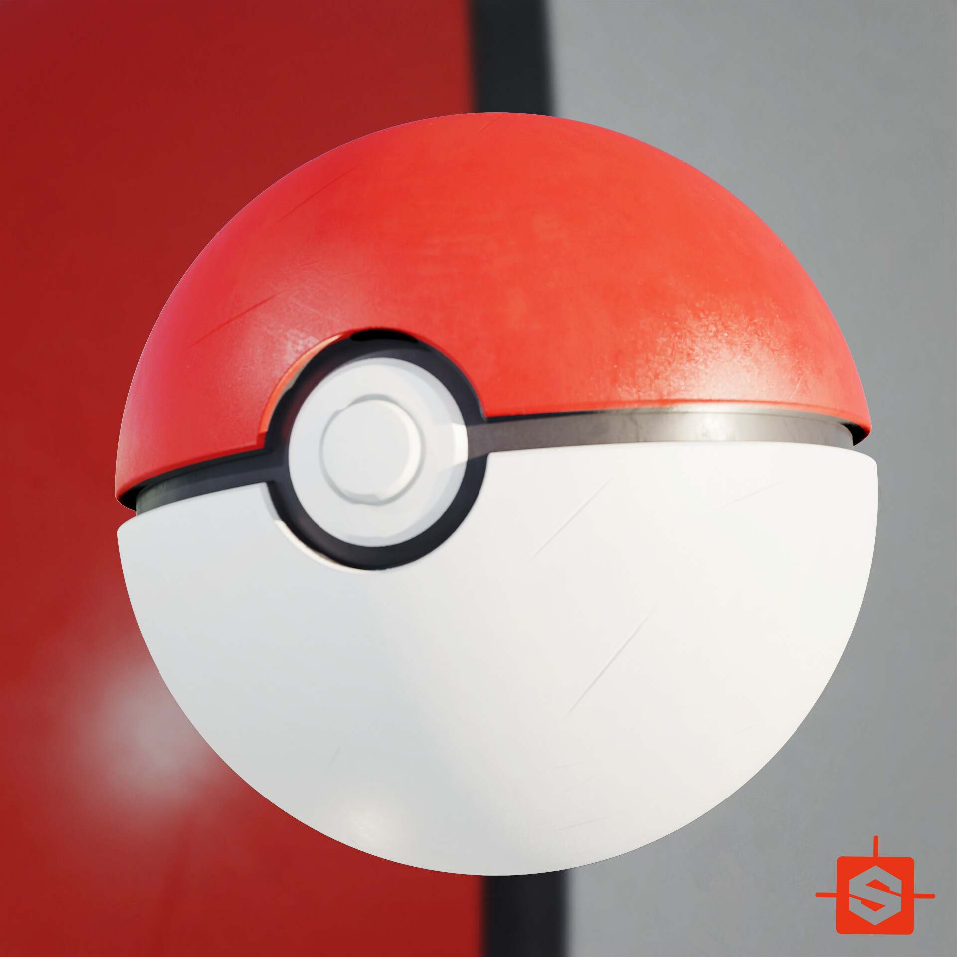 ArtStation - Nodevember 2021 (11-12) Red | Pokeball