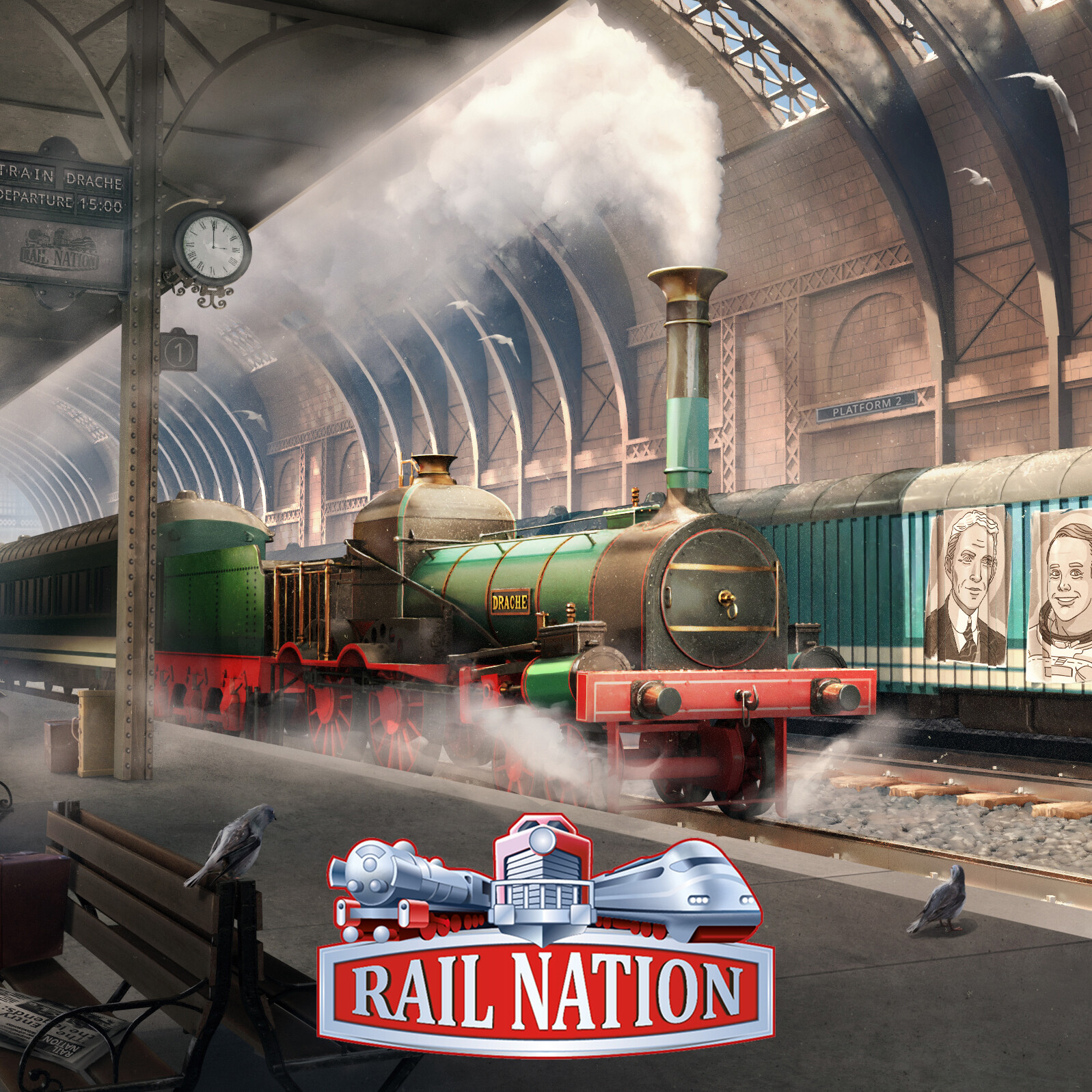 ArtStation - Rail Nation Entry of the Legends Keyart