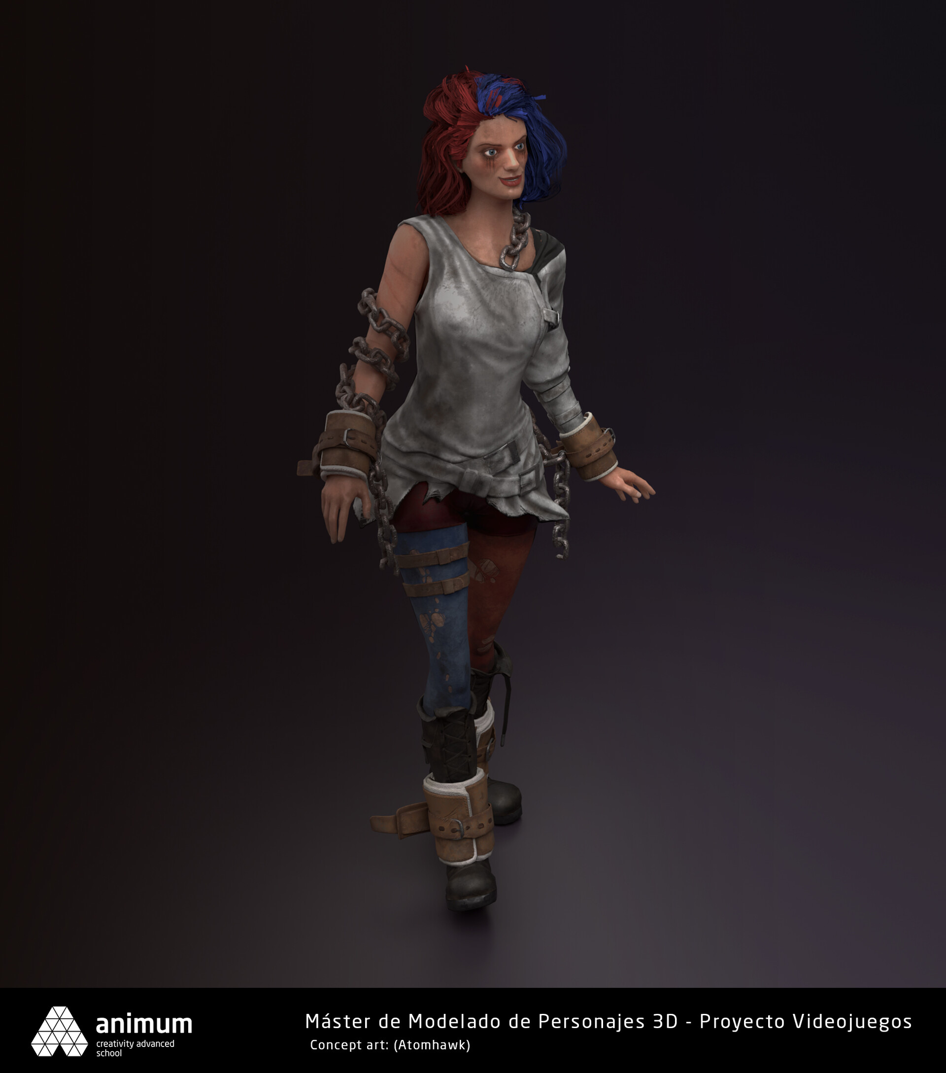 ArtStation - HARLEY QUINN VIDEOGAME CHARACTER