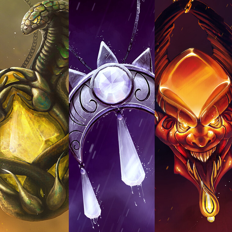 ArtStation - Magic Amulets
