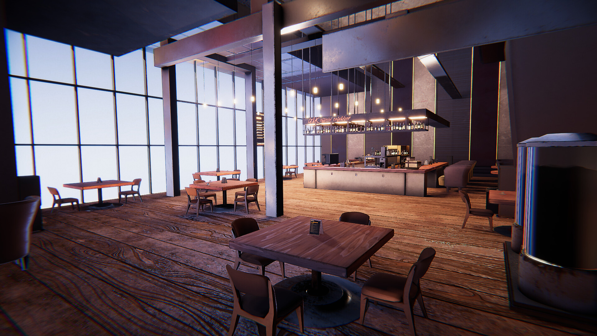 ArtStation - Fanart Project - Café de Springfield (Girl's Frontline)