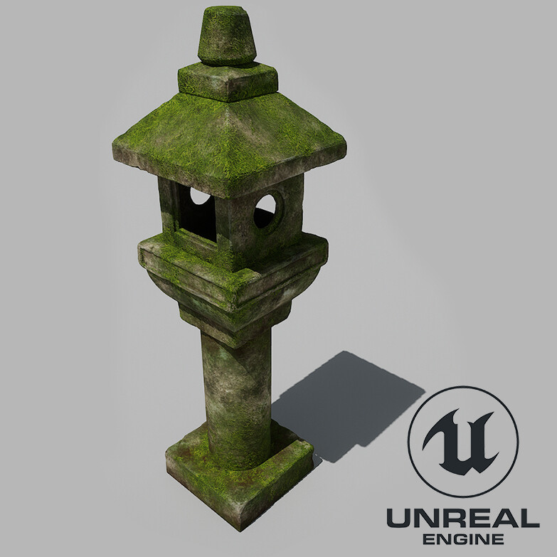 ArtStation - Stone Lantern