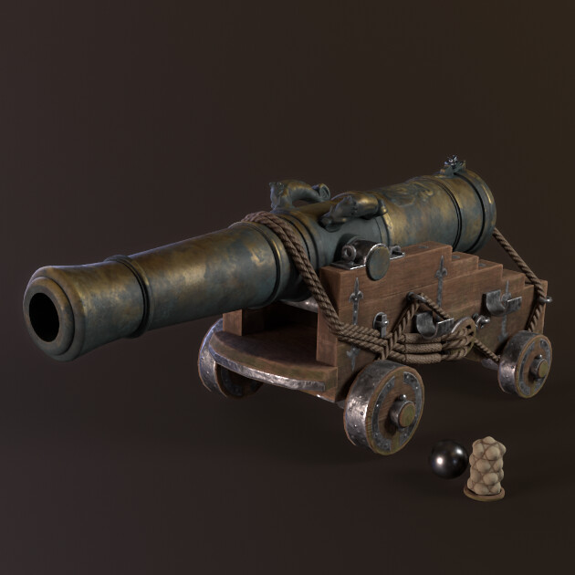 Joacim Carlberg - Naval 24-pounder long gun