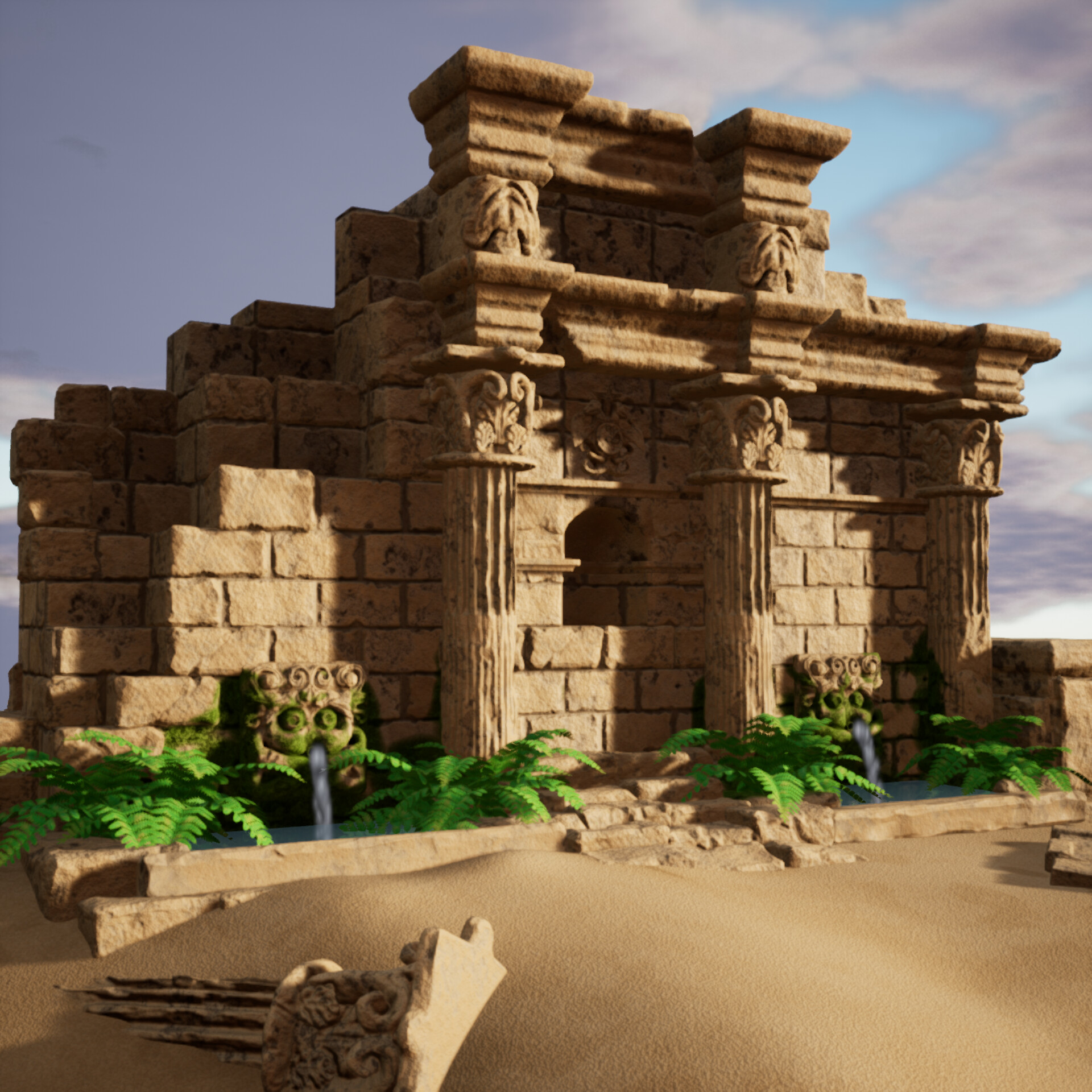 ArtStation - Desert Diorama