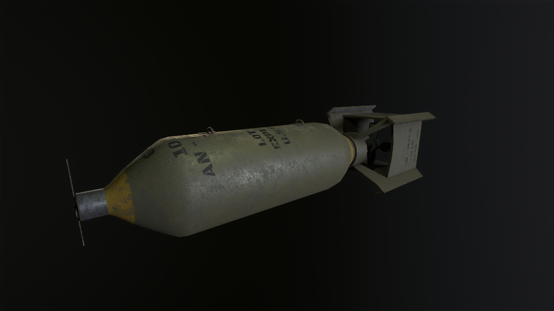 ArtStation - Game ready M30 airplanebomb