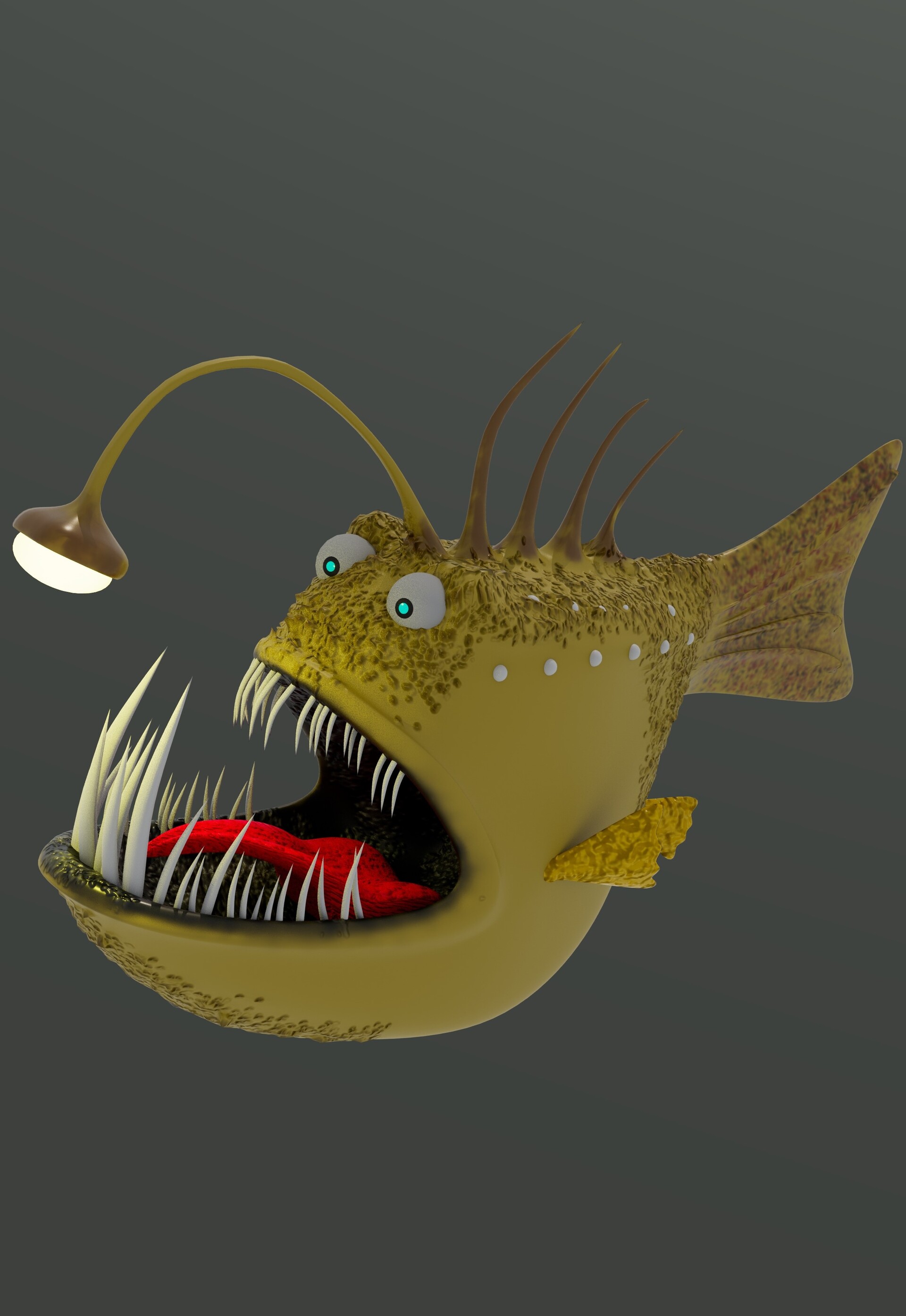ArtStation - Anglerfish 3D Model
