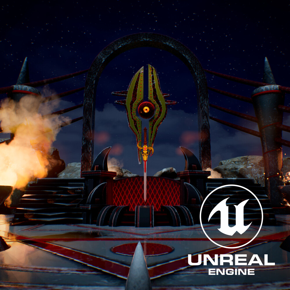 ArtStation - Hell Sword Temple