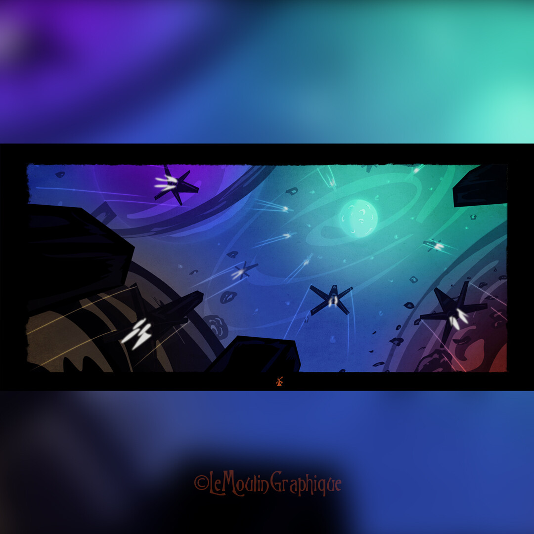 ArtStation - INKTOBER / WITCHTOBER 2021 Day 18 "MOON"