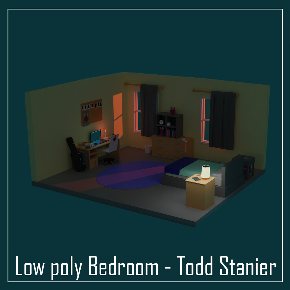 ArtStation - Bedroom Scene