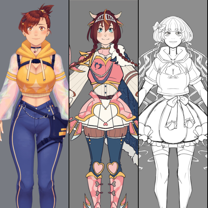 ArtStation - VTuber Designs