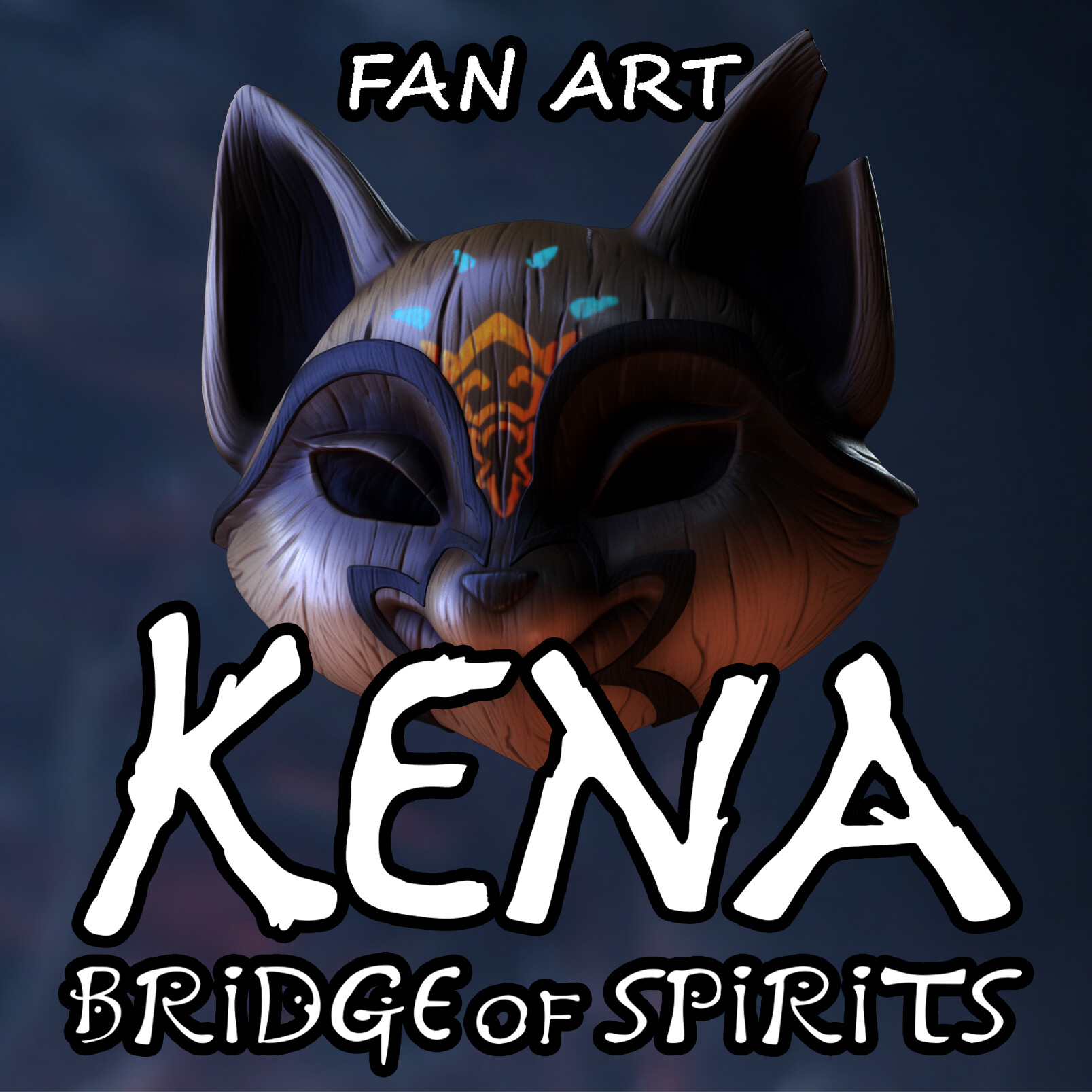ArtStation - Taro mask (Kena - Bridge of Spirits)