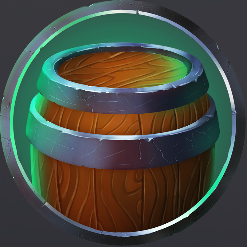 ArtStation - Barrel icon