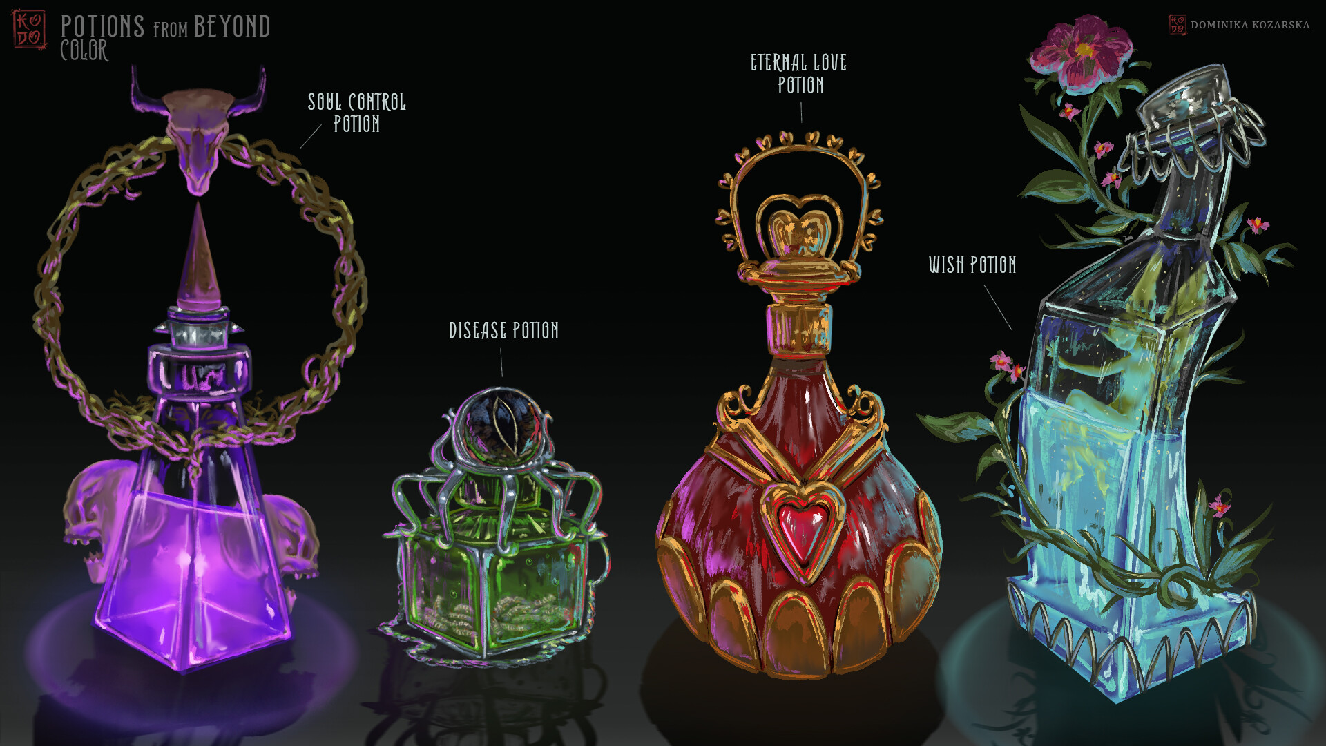ArtStation - Potions from beyond - concept art