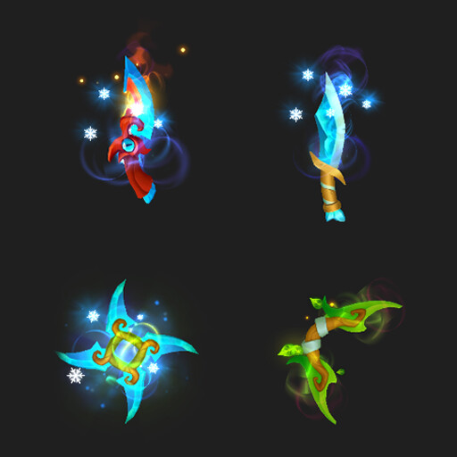 ArtStation - VFX for Weapon Idle