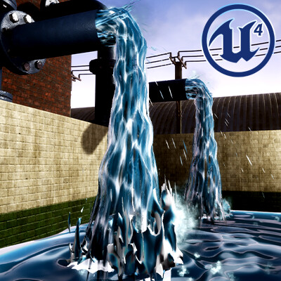 ArtStation - Pipe Water Flow