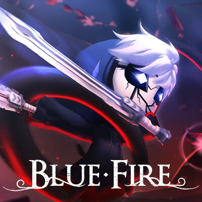 ArtStation - Blue Fire, Balance of Justice Update - Key Art