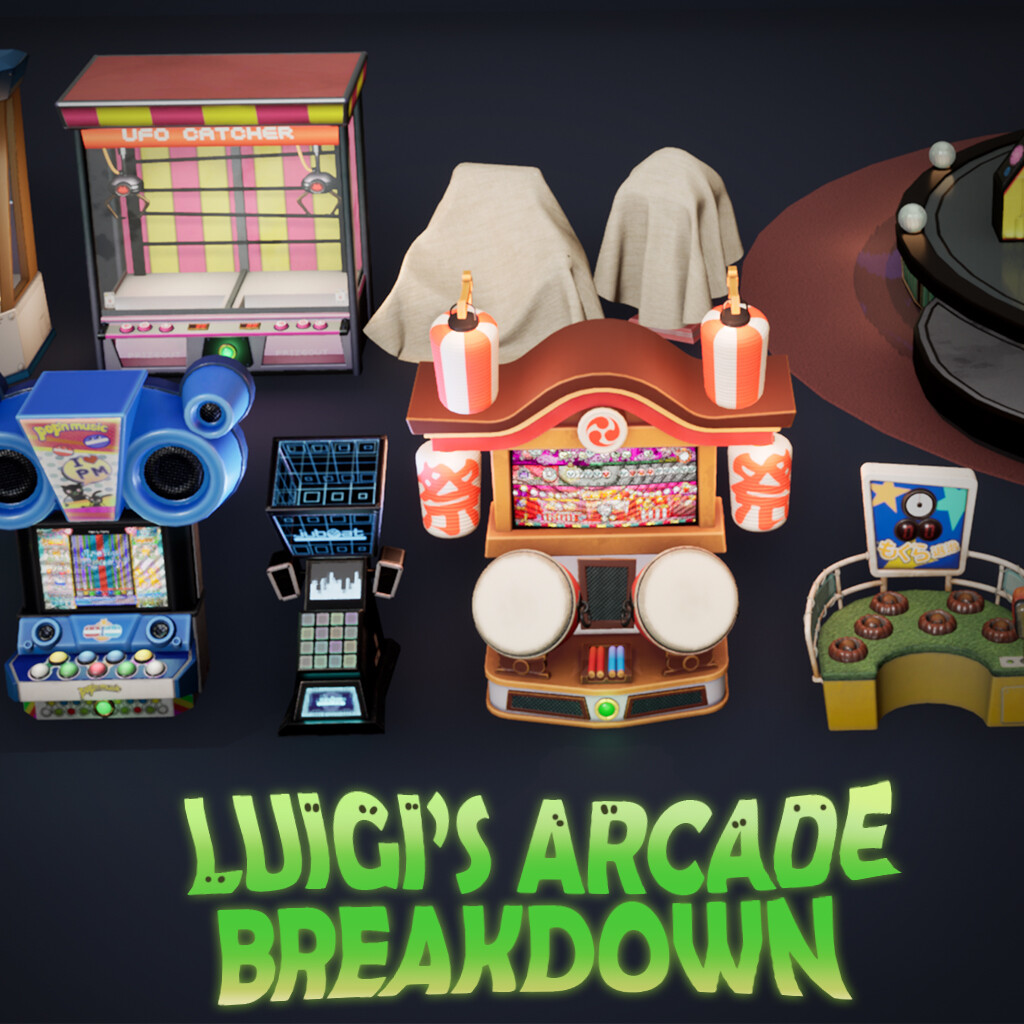 ArtStation - Luigi's Arcade Breakdown