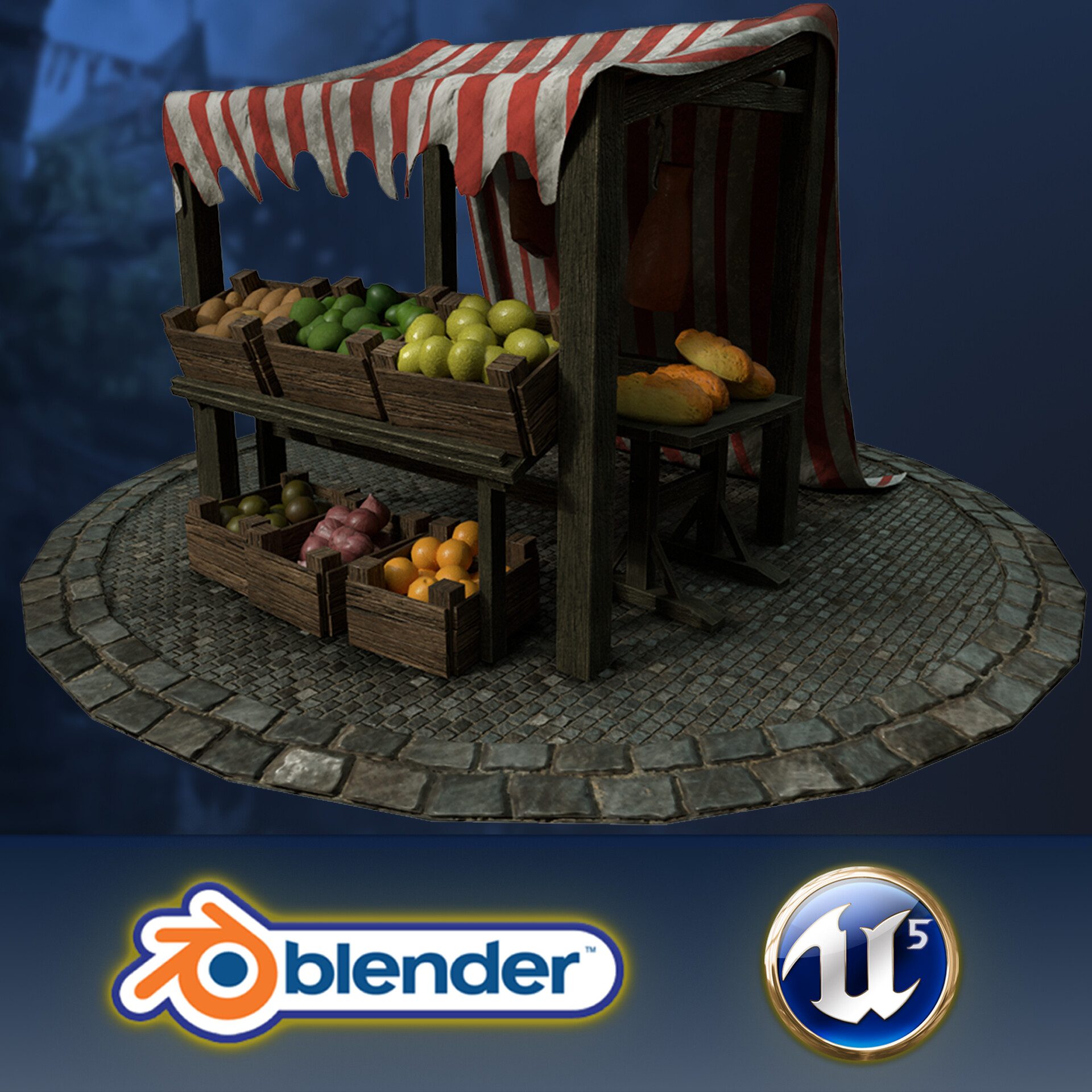 ArtStation - New Course - Blender to Unreal Engine 5 Course | 3D Props ...