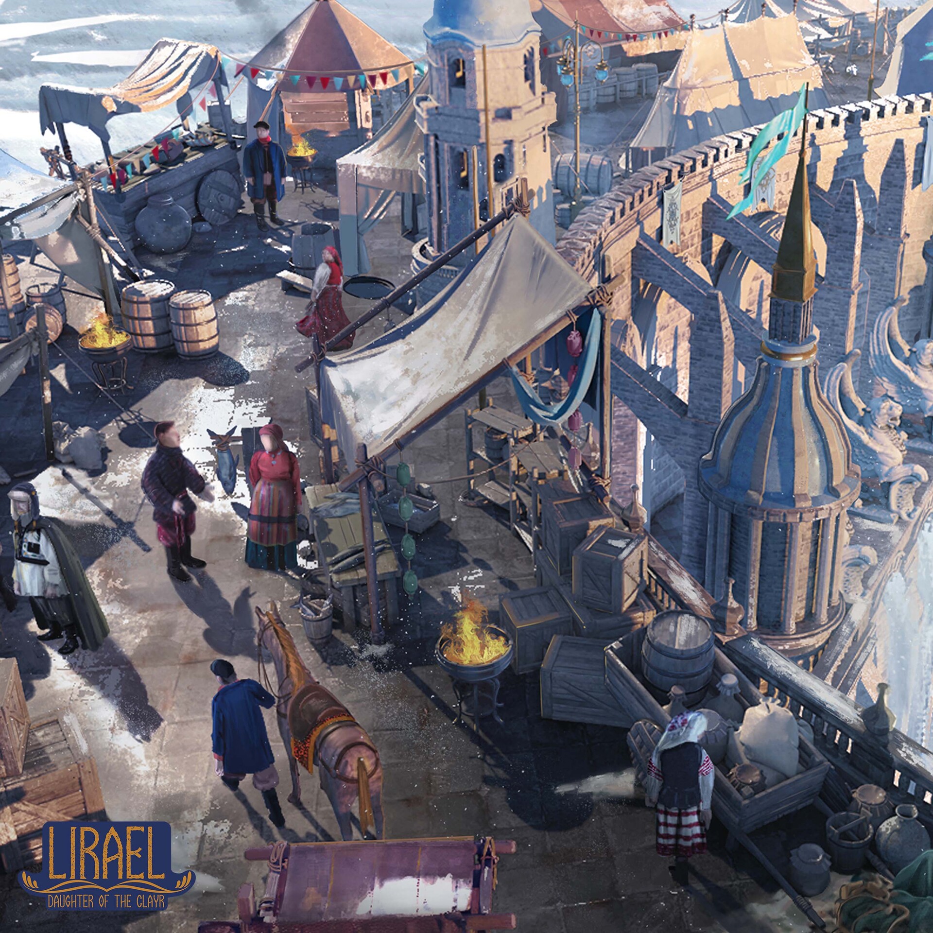 ArtStation - Lirael - Winter Market