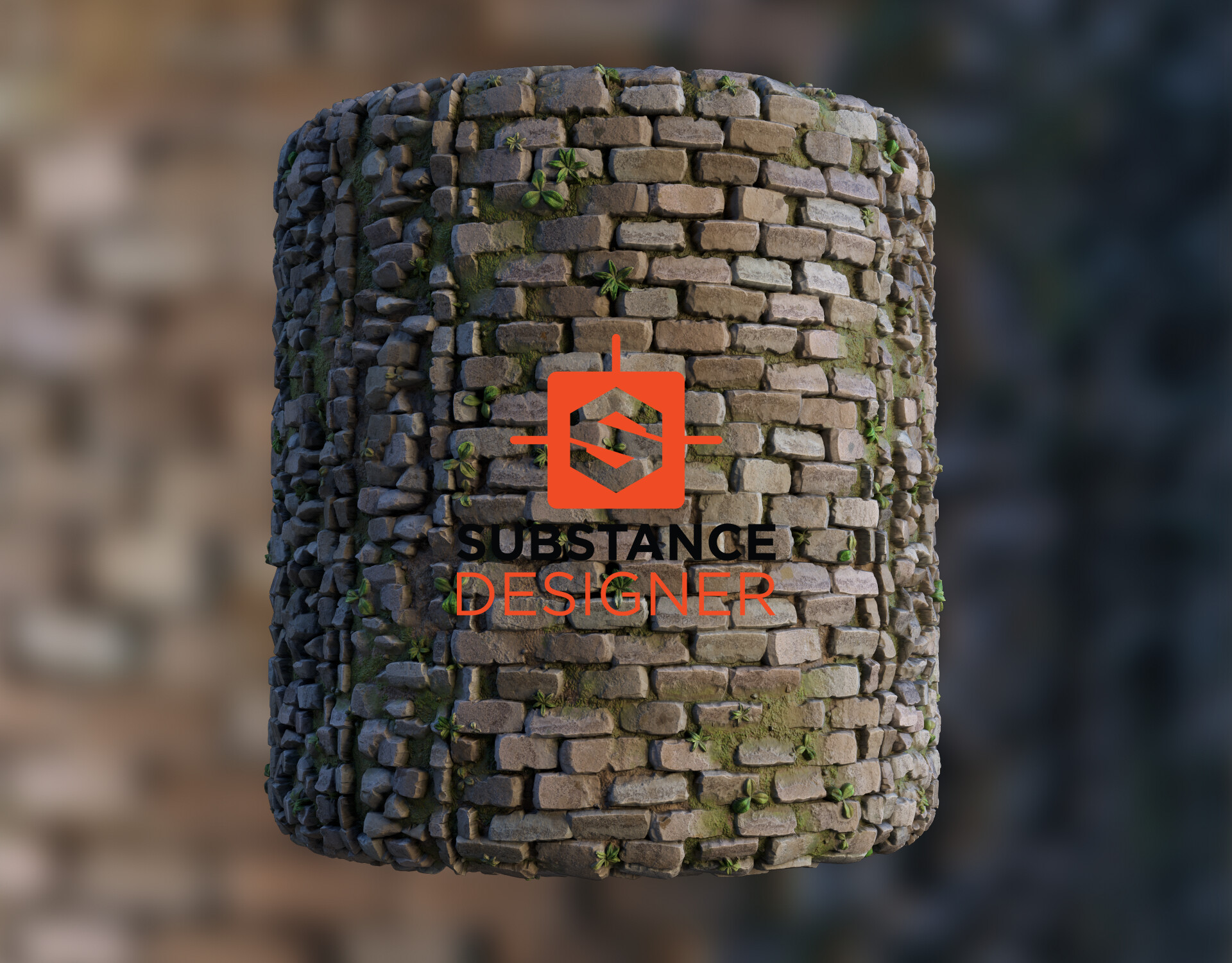 ArtStation - Brick path-Substance Designer