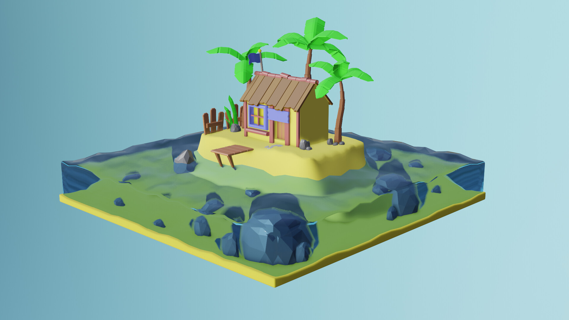 ArtStation - A small island