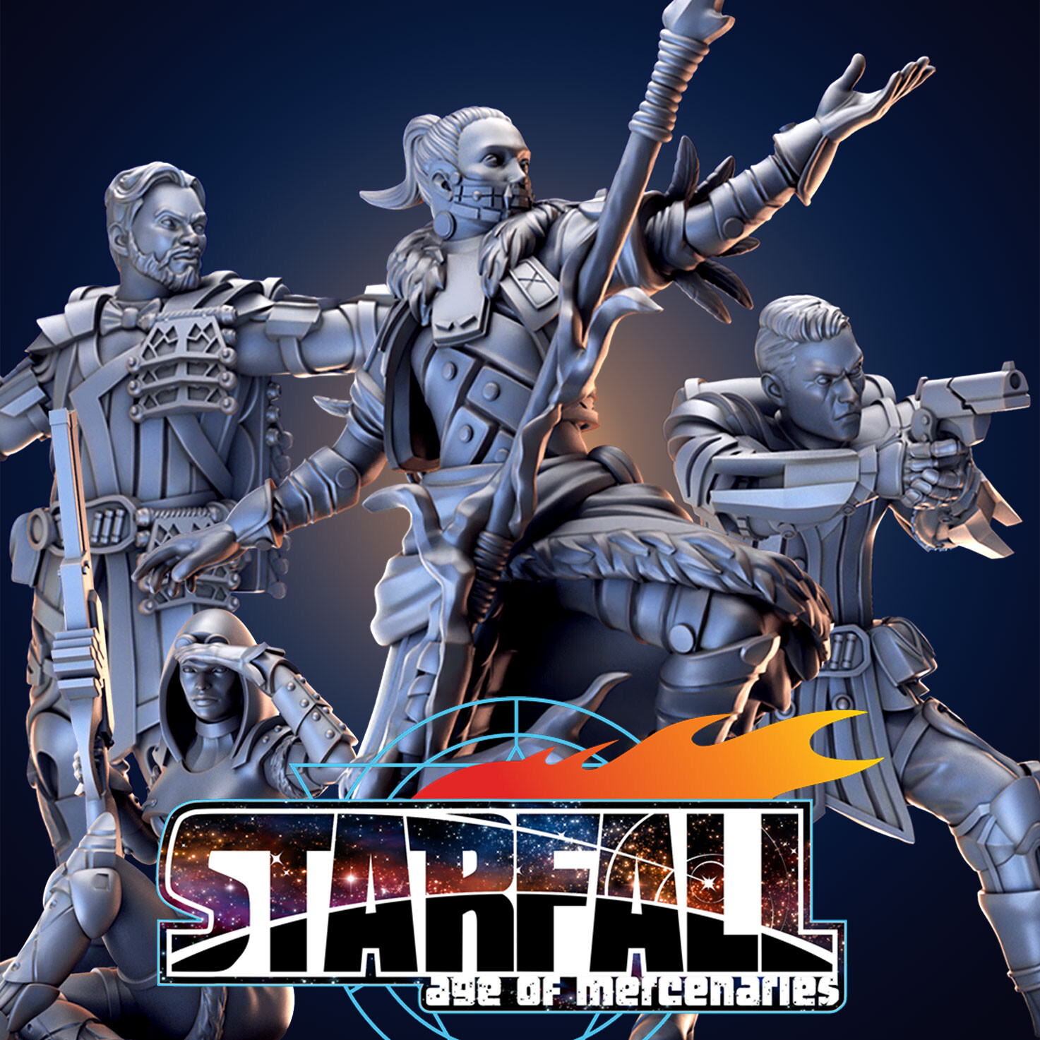 ArtStation - Starfall // Age of Mercenaries