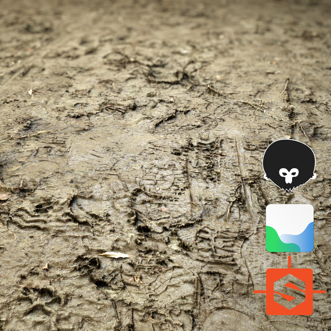 ArtStation - Mud Photogrammetry Based Material