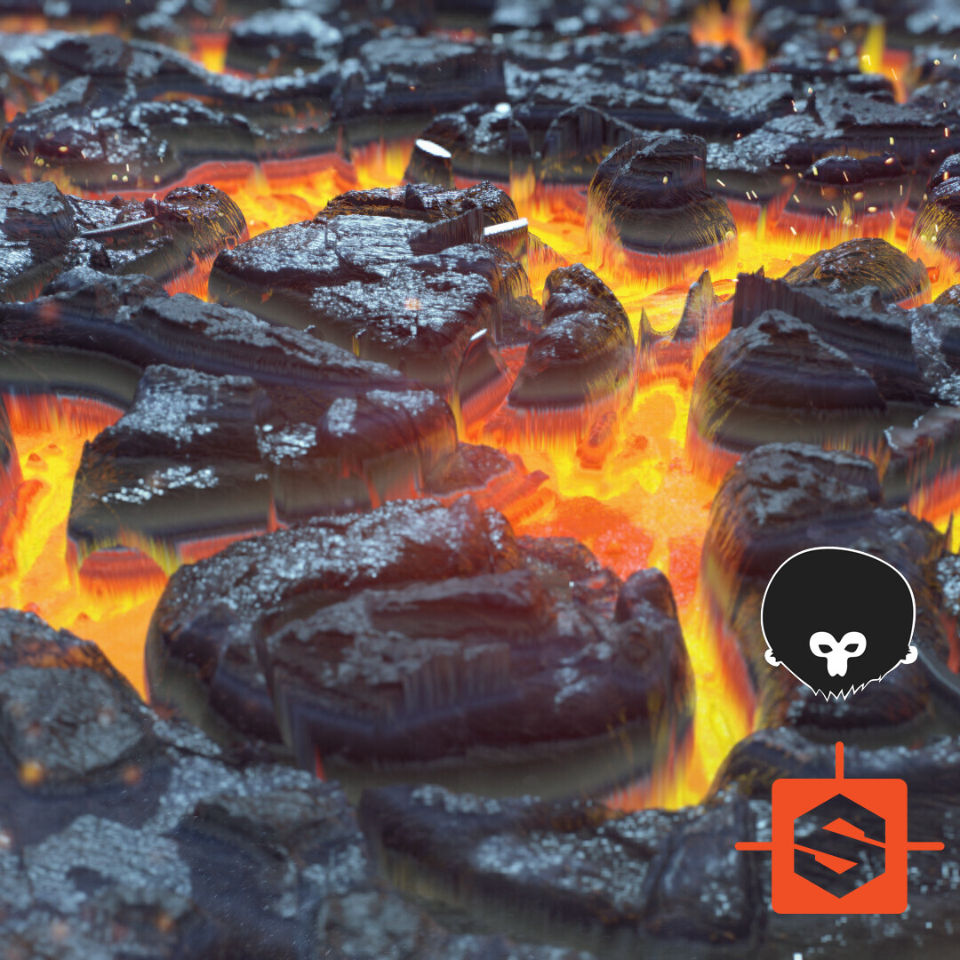 ArtStation - Lava Procedural Material