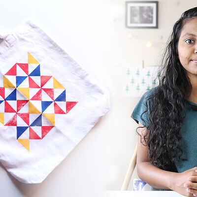 ArtStation - Block Printing A Tote Bag : Create Your First Cardboard ...