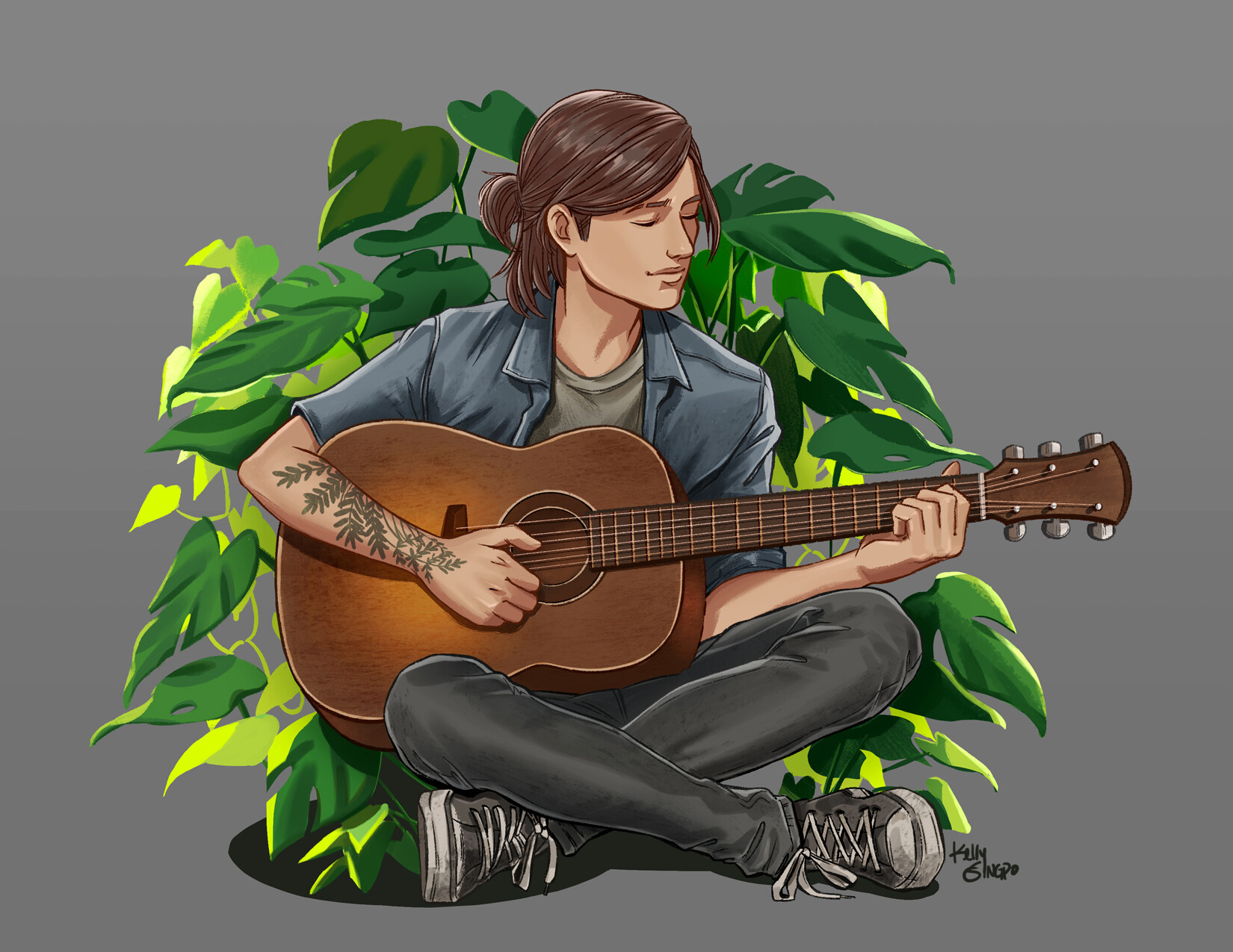 ArtStation - Last of Us Fanart - Ellie