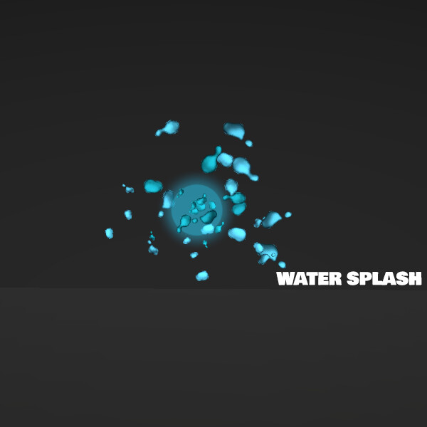 ArtStation - Water splash VFX