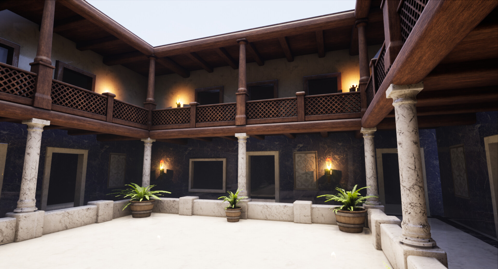 ArtStation - Roman Courtyard