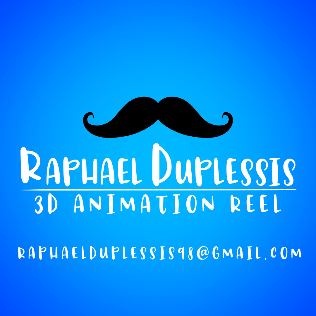 ArtStation - Raphael Duplessis - 3D Animation Reel