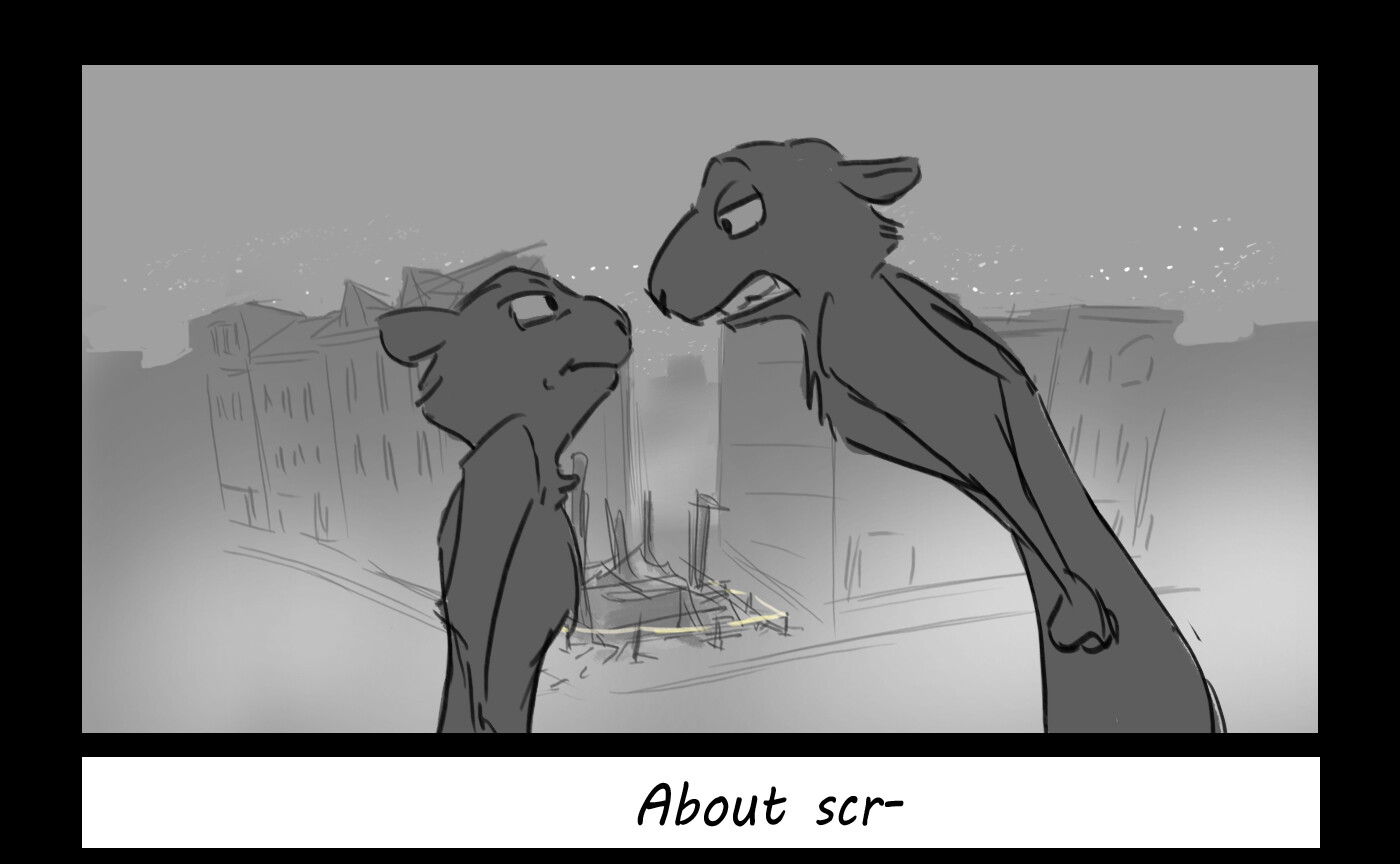 ArtStation - Andy tries to reason with Surly.